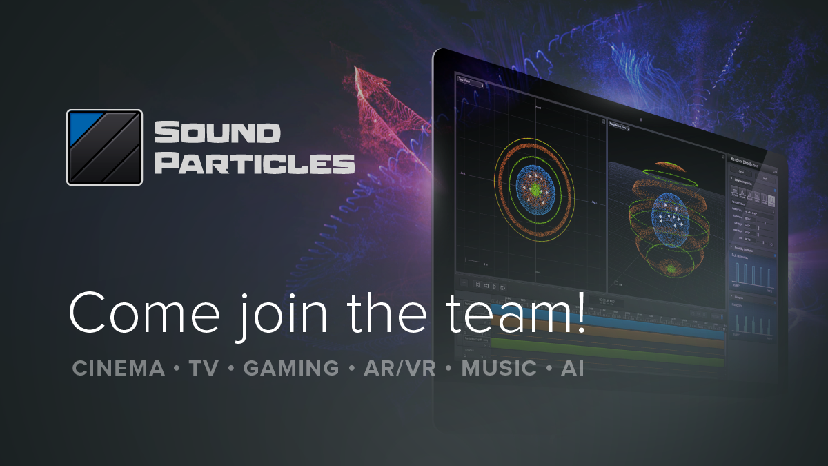 Come join the Team - Sound Particles